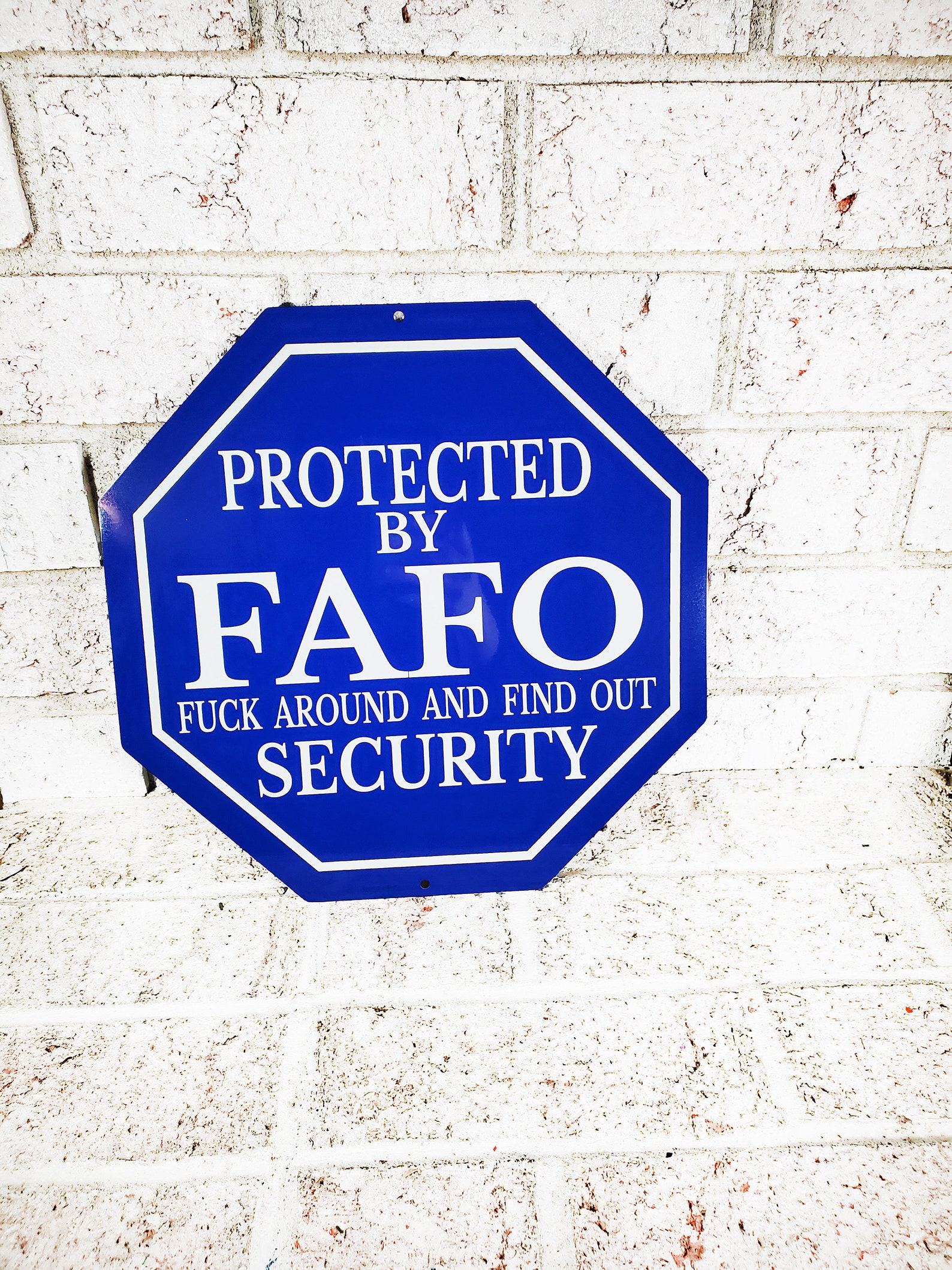 Funny Home Signs Outdoor Metal Signs Security Yard Signs - Etsy