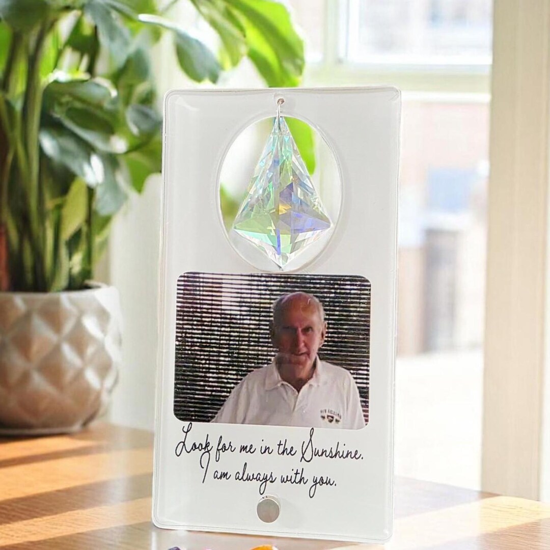 Personalized Memorial Sun Catcher – Crystal Prism Remembrance Gift - Etsy
