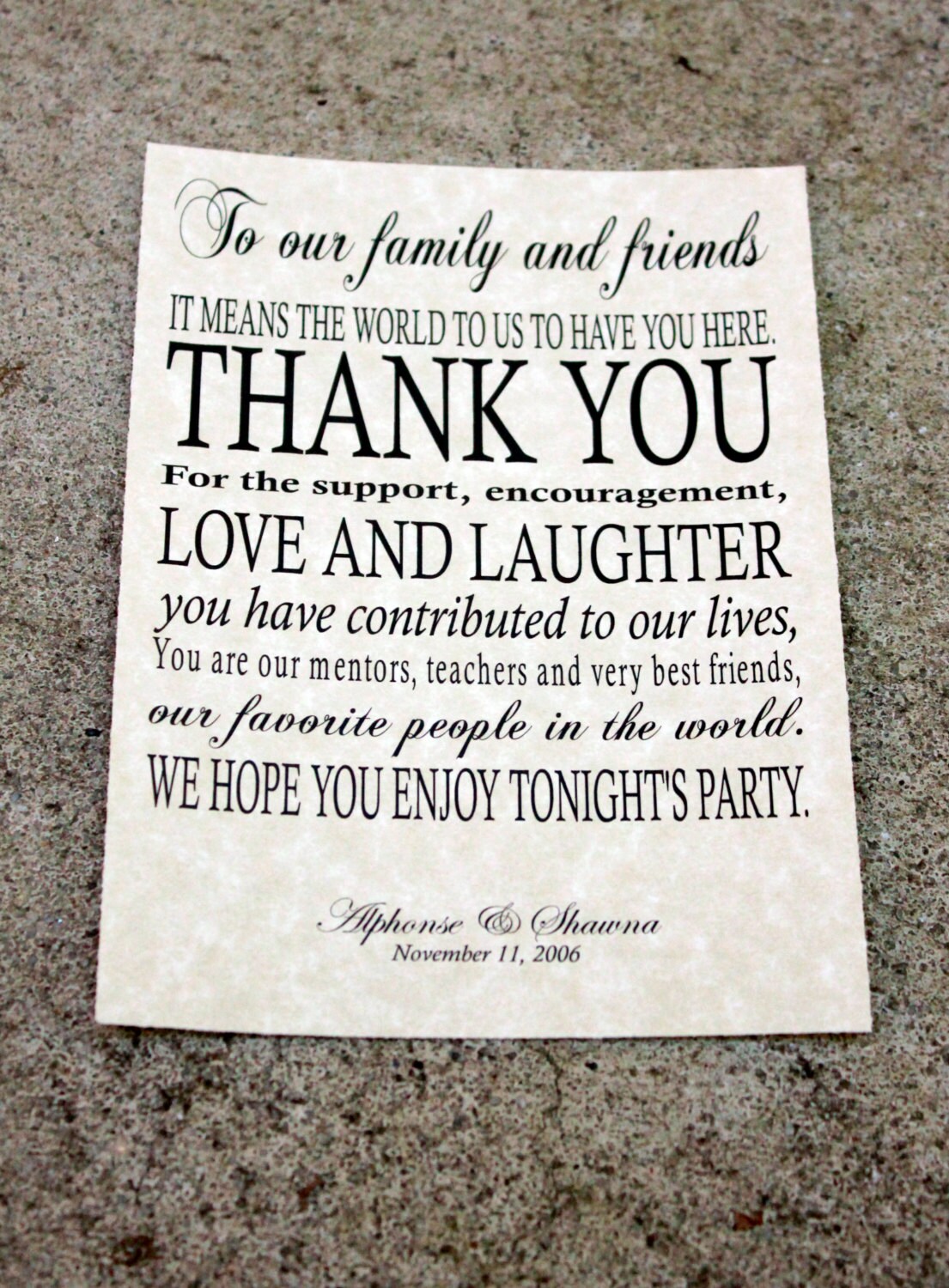 Wedding Thank You Scrolls Thank You Scrolls Wedding Day - Etsy