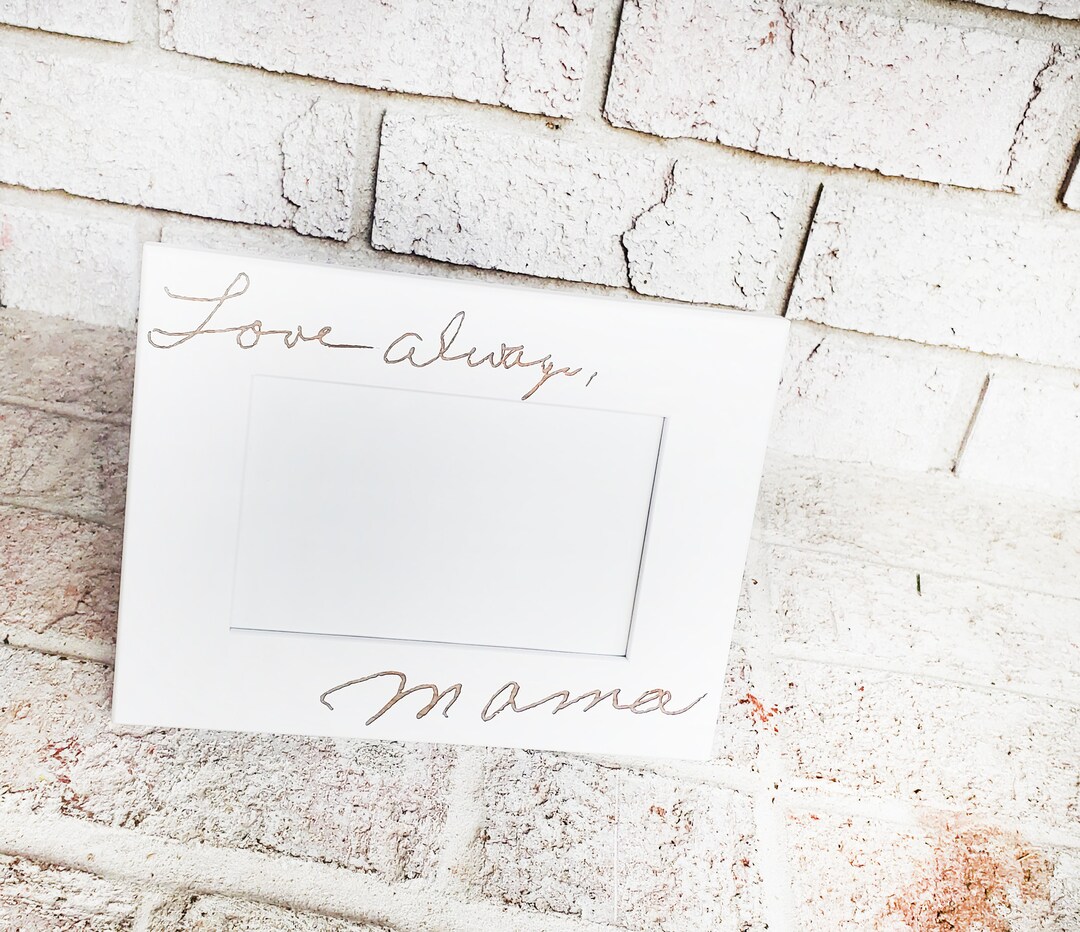 Custom Handwriting Frame, 4x6 Picture Frame, Memorial Gift Ideas ...