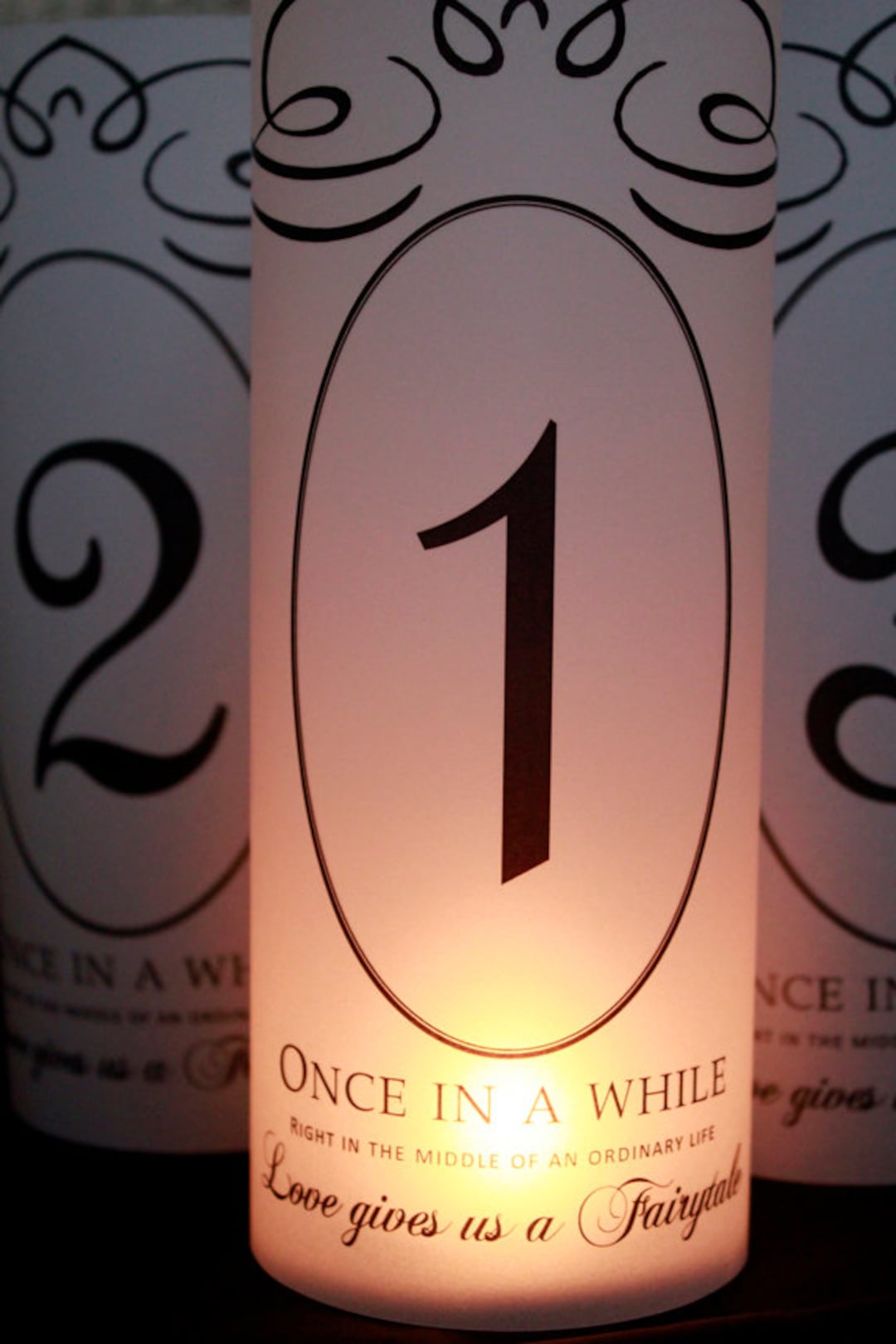 Table Numbers, Fairytale Wedding, Fairytale Table Numbers, Fairytale ...