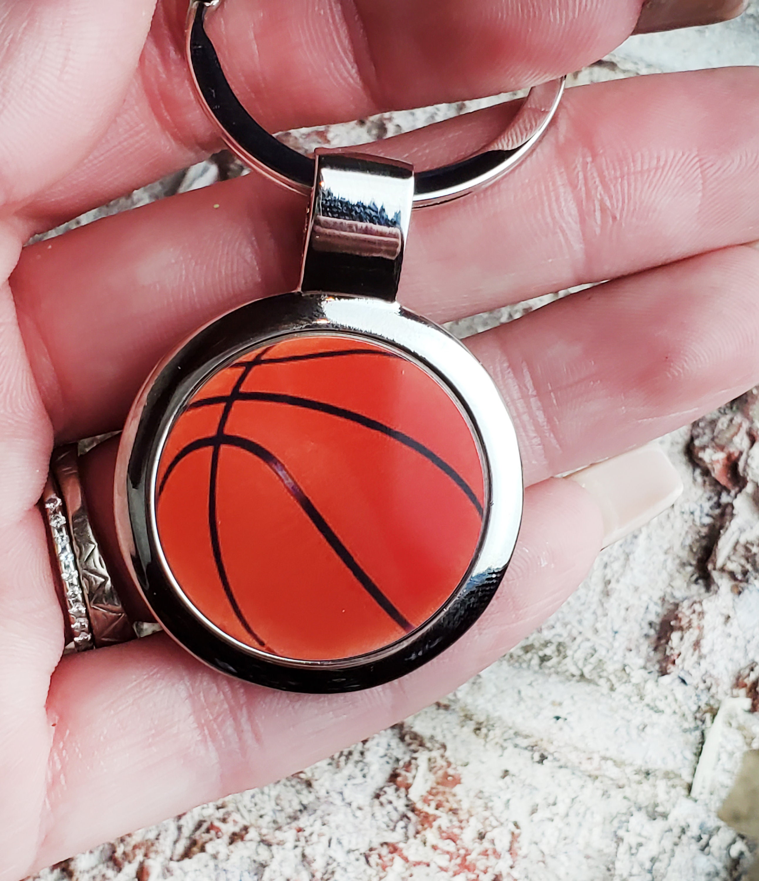 Basketball Key chain Baller gift idea keychain with - Etsy 日本