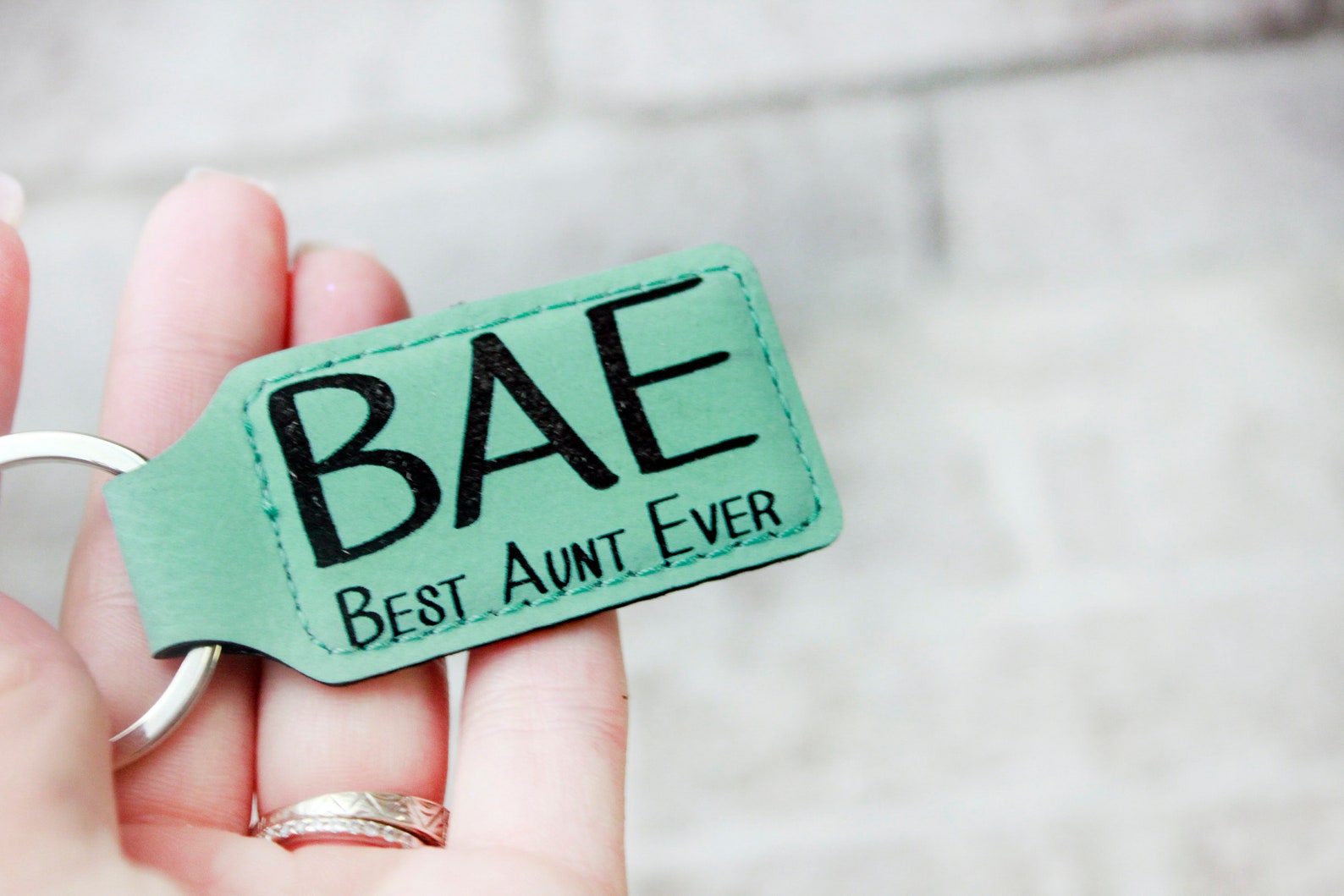 Bae Best Aunt Ever Gift Idea Bae Keychain Custom Key Chain - Etsy