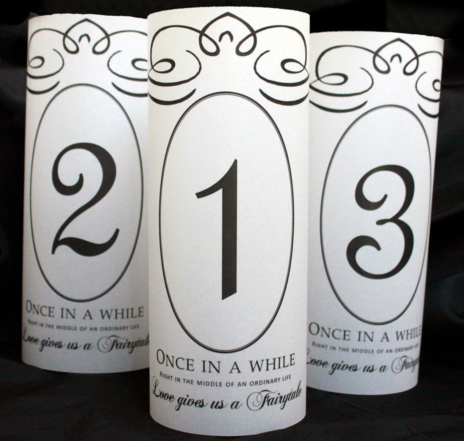 Table Numbers Fairytale Wedding Fairytale Table Numbers | Etsy