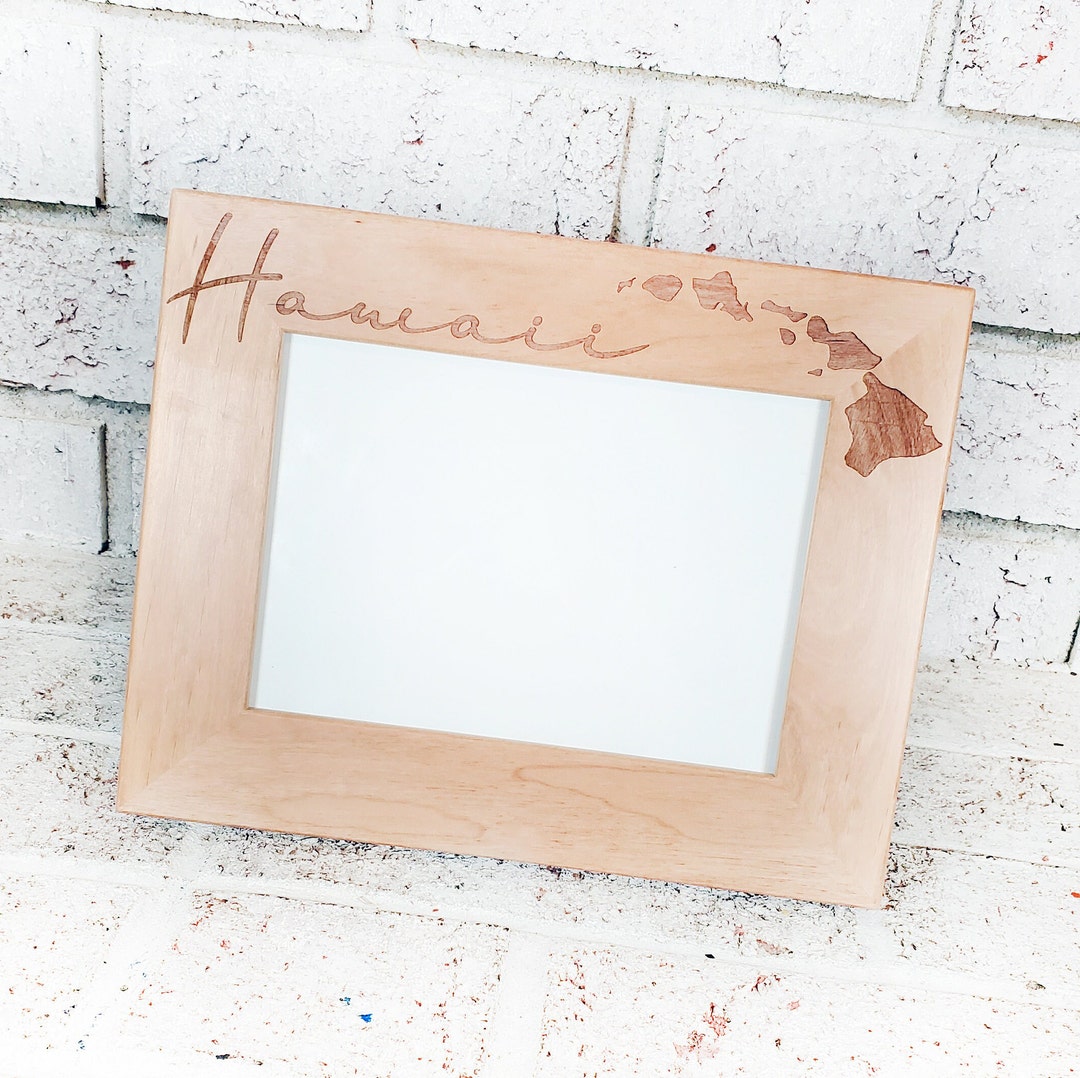 Hawaii Vacation Picture Frame, Honeymoon Frame, Destination Wedding ...
