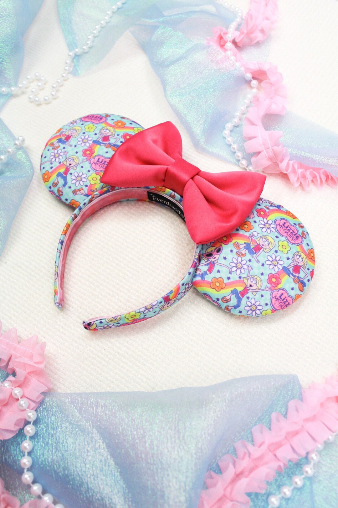Lizzie M. Channel Throwback Mickey Ears / Minnie Ears / Disney Headband / Mickey Mouse Ears ...