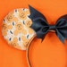 Pumpkin Mickey Bat Halloween Ears, Minnie Ears, Disney Headband, Mickey ...