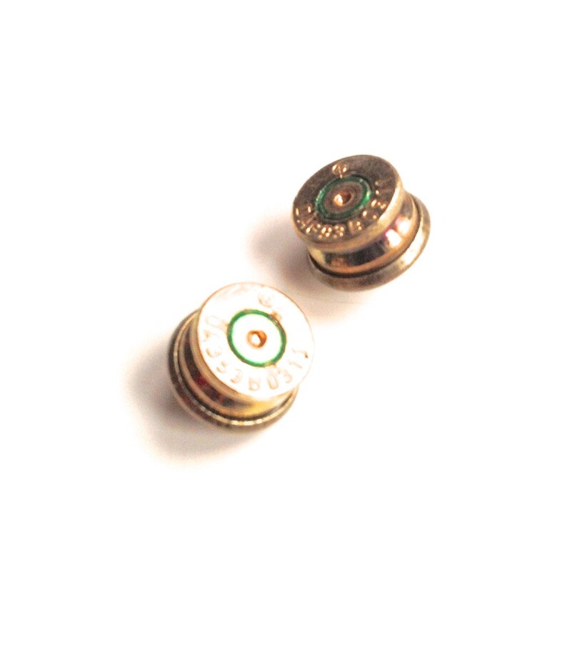 SIX Handmade Genuine Bullet Shank Buttons Brass Clothing - Etsy
