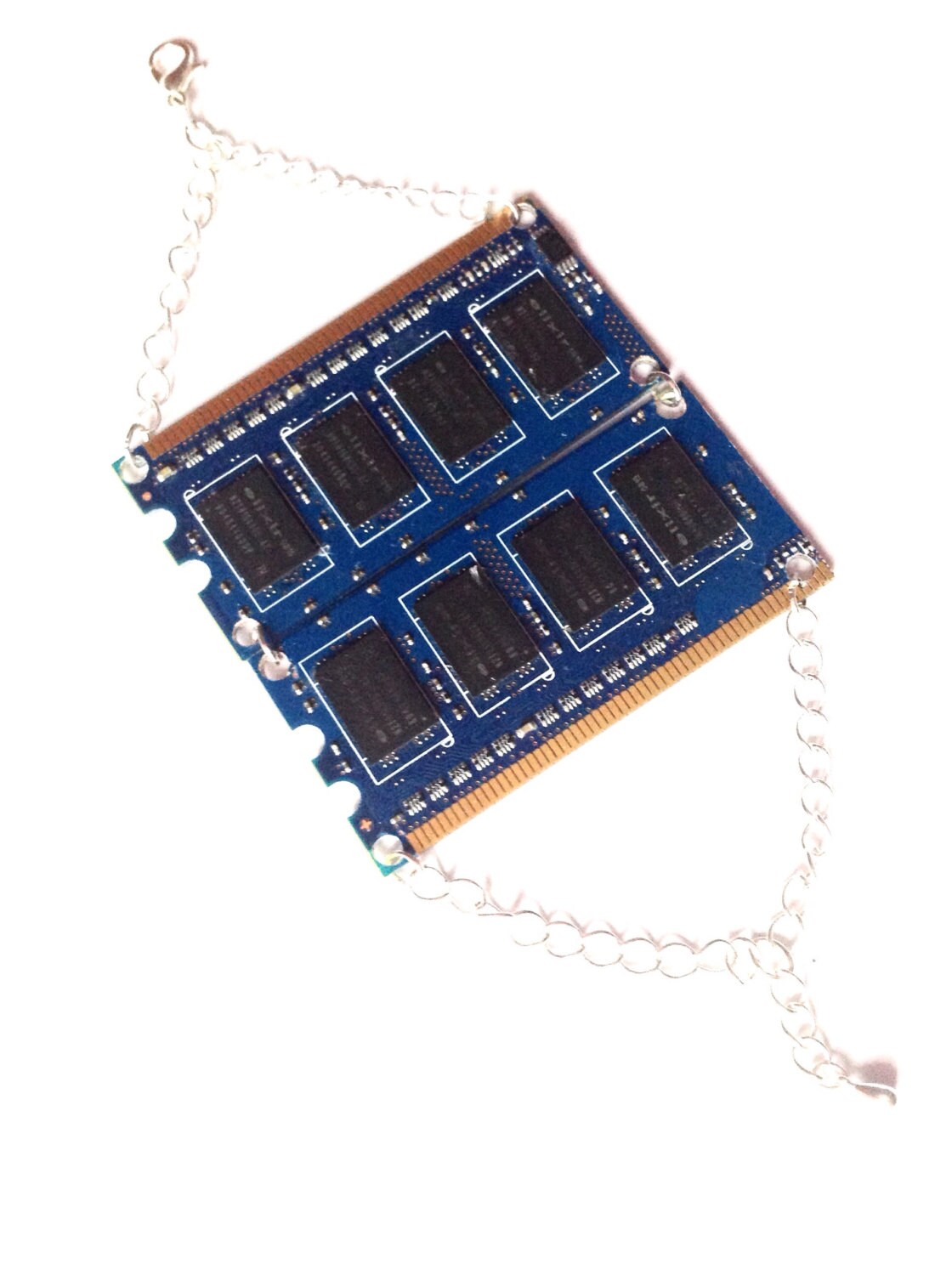 Blue RAM Card Bracelet Geek Tech Computer Cyberpunk Memory - Etsy UK