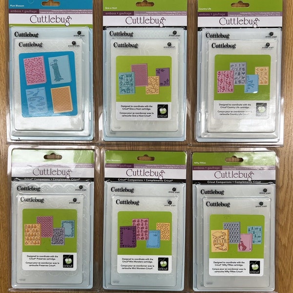 Cuttlebug Embossing Folders - Etsy