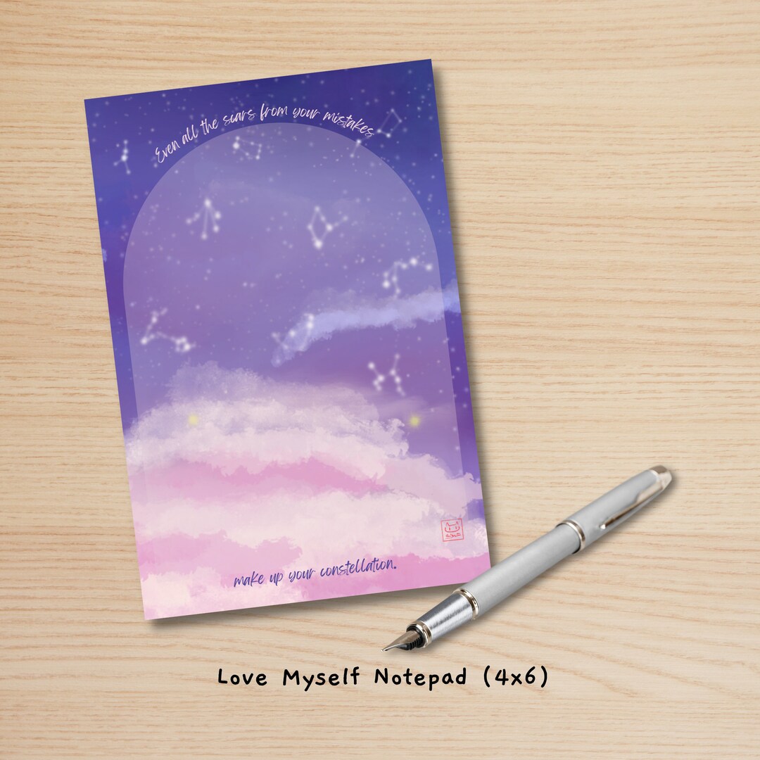 Notepad BTS Answer Love Myself Constellation | Bangtan | Kpop Fan Merch ...