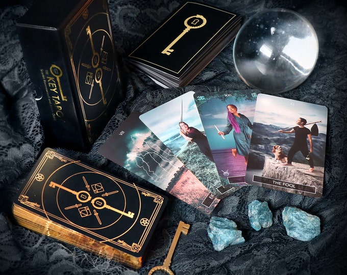 The Key Tarot Deck and Guidebook - Etsy