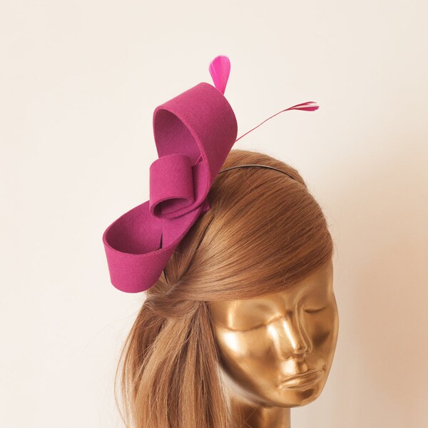 Pink Fascinator - Etsy