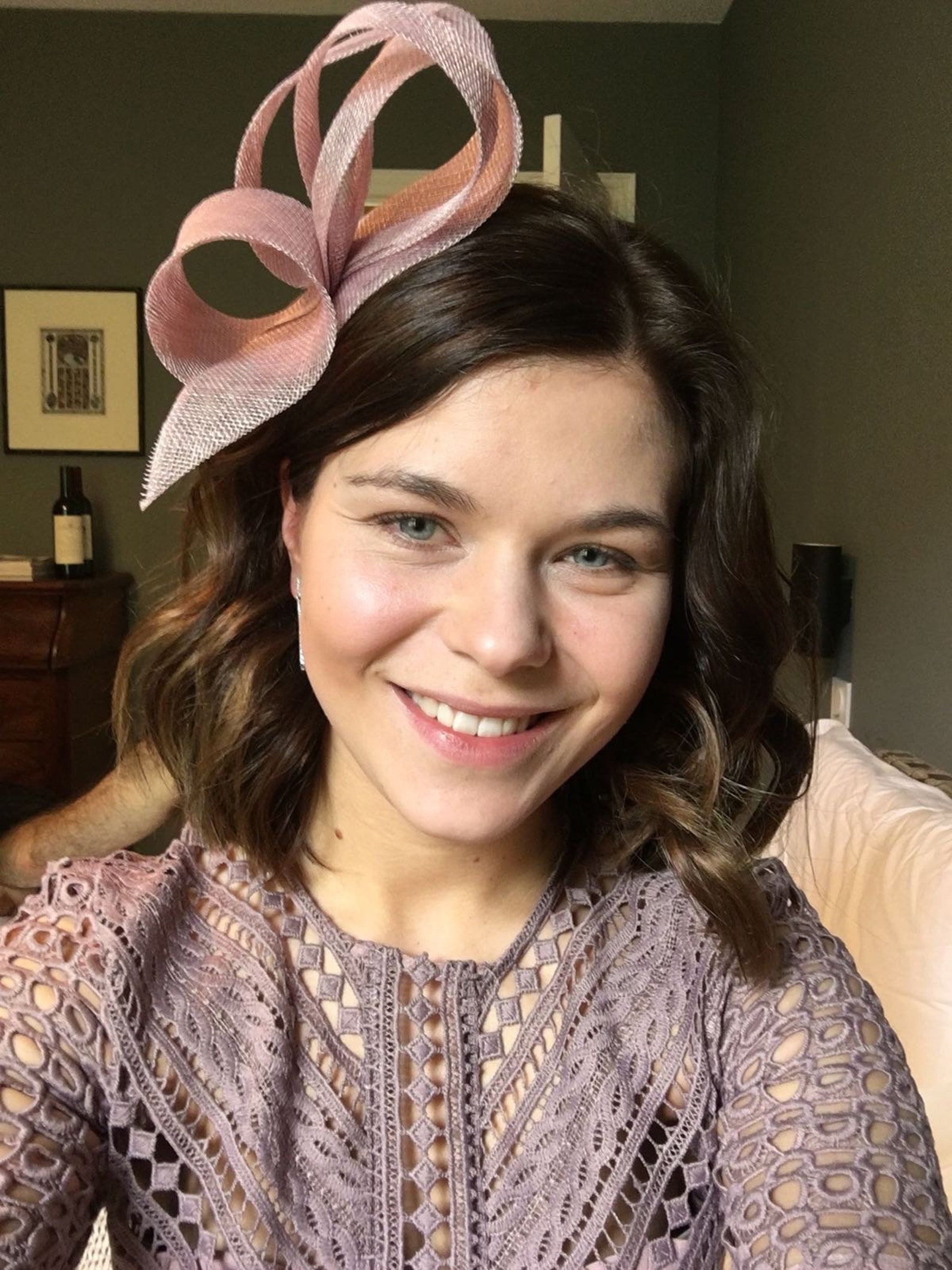 Unique Modern Burgundy FELT FASCINATOR. BRIDAL Fascinator . - Etsy