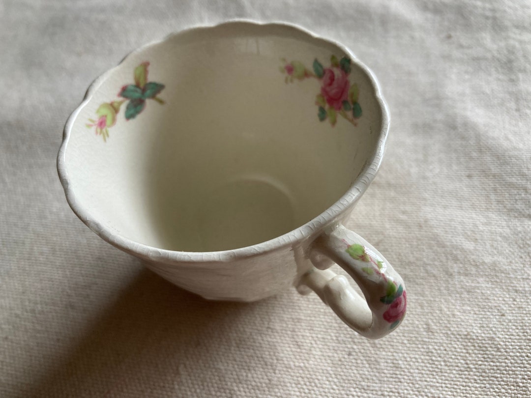 Antique Spode’s Jewel Copeland Billingsley Rose Teacup - Etsy