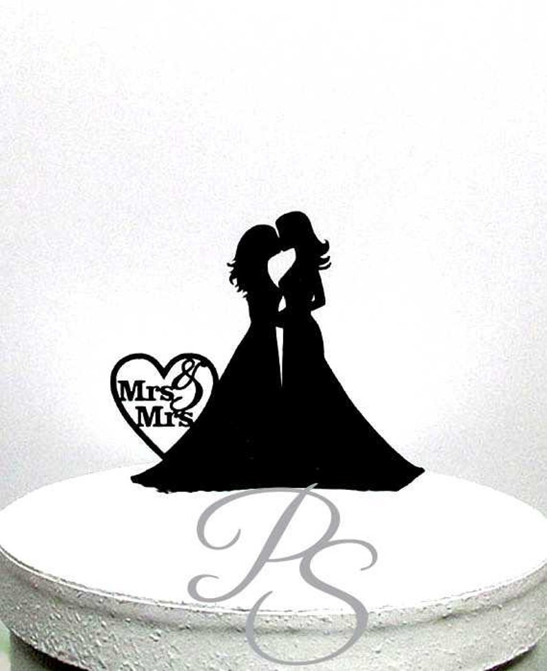 Wedding Cake Topper Same Sex Wedding Gay Wedding Lesbian Etsy