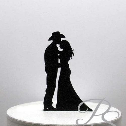 Cowboy Wedding Cake Topper Country Cake Topper Western Cake - Etsy