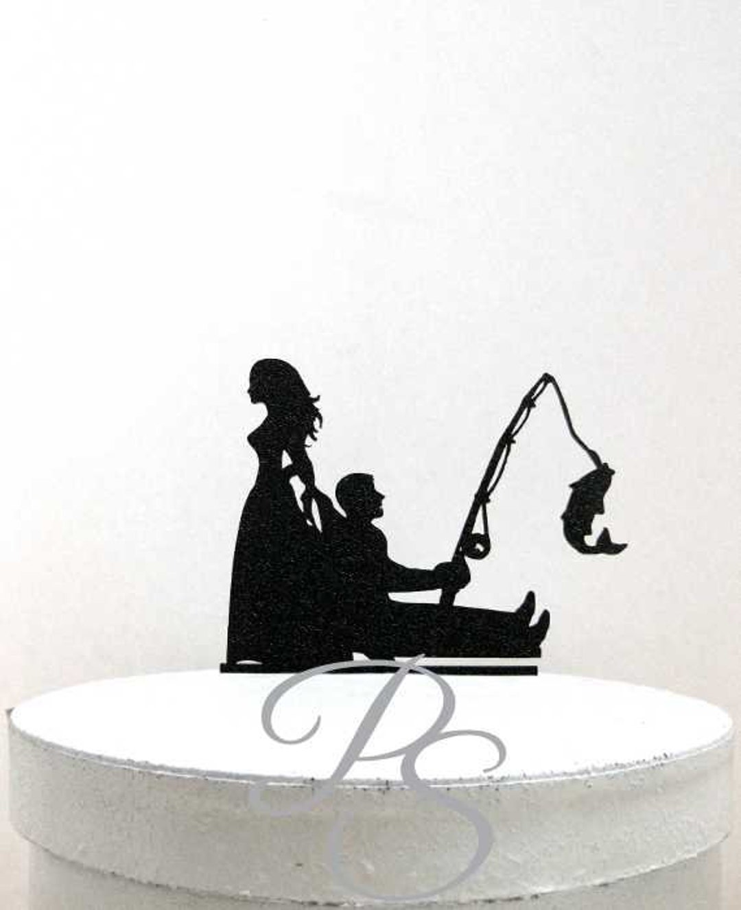 Funny and Unique Wedding Cake Topper Bride Dragging Groom - Etsy