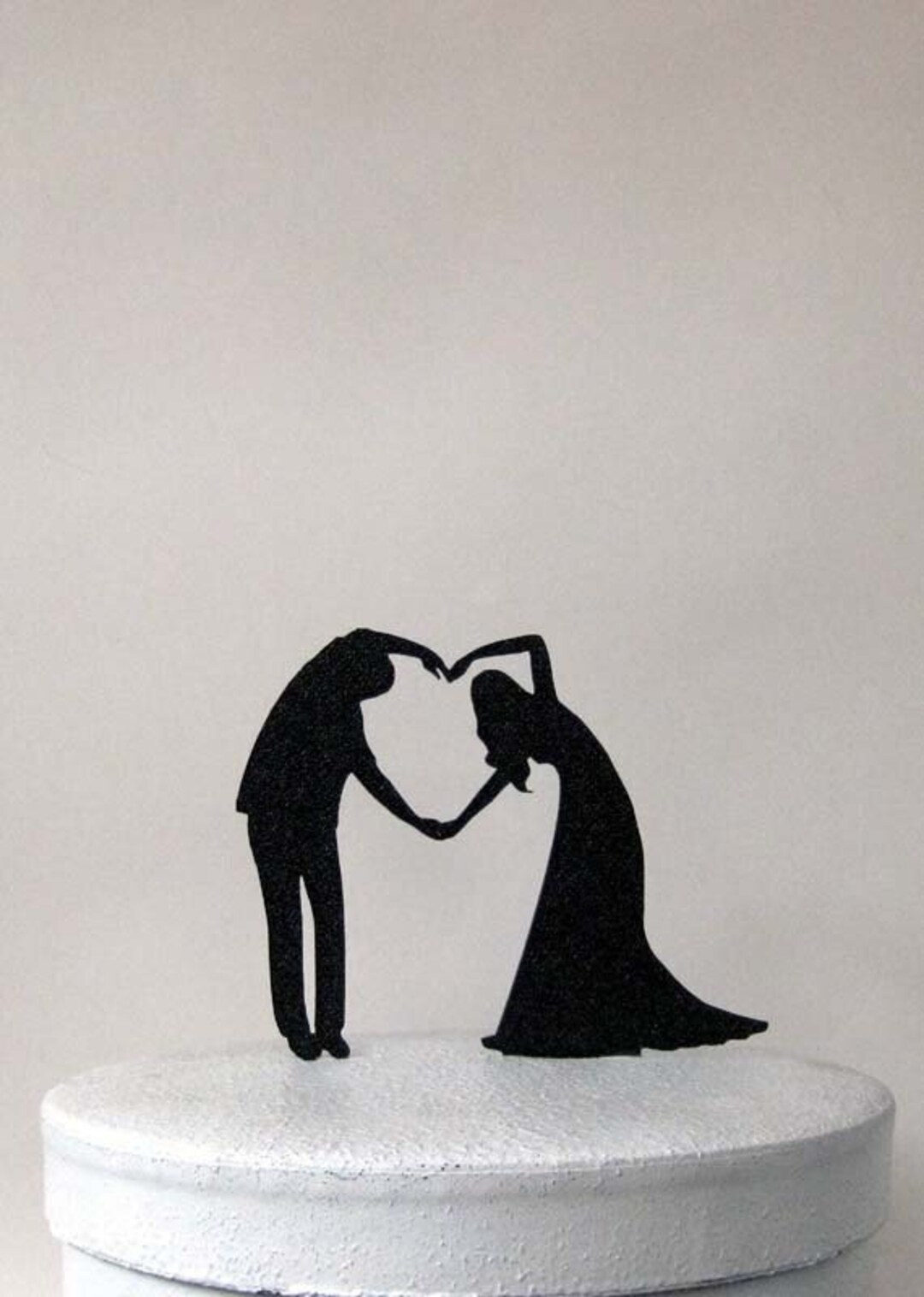 Wedding Cake Topper Heart Cake Topper - Etsy