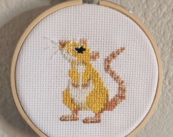 Spotted Mushroom Cottagecore Cross Stitch 3.5 Inch Hoop - Etsy