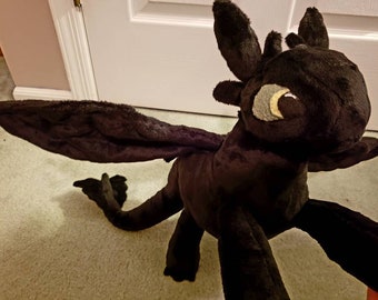 Toothless plush | Etsy