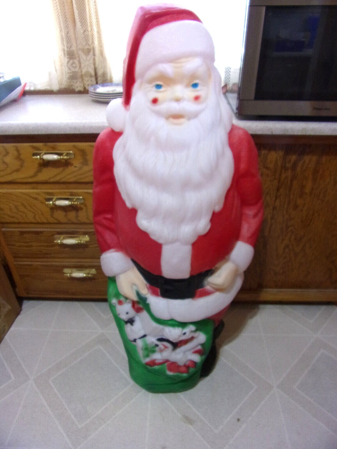 Blow Mold 48" Santa Claus - Etsy