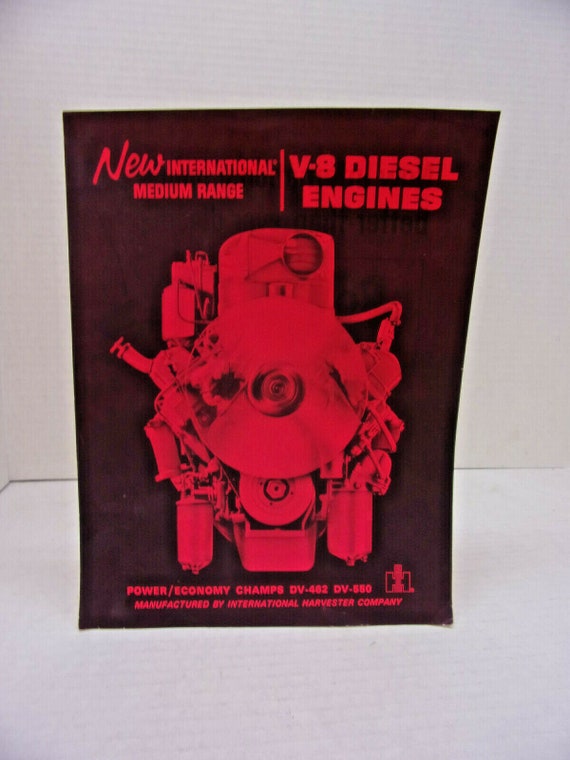 International Harvester Trucks DV 462 & DV 550 Diesel Engine | Etsy