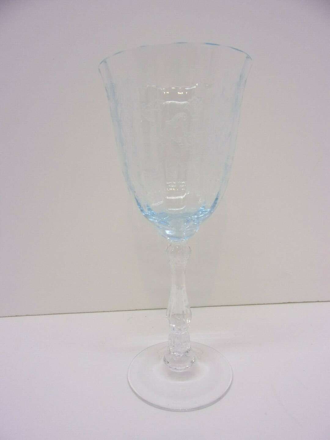 Fostoria Blue Navarre Pattern 7 5/8 Goblet - Etsy