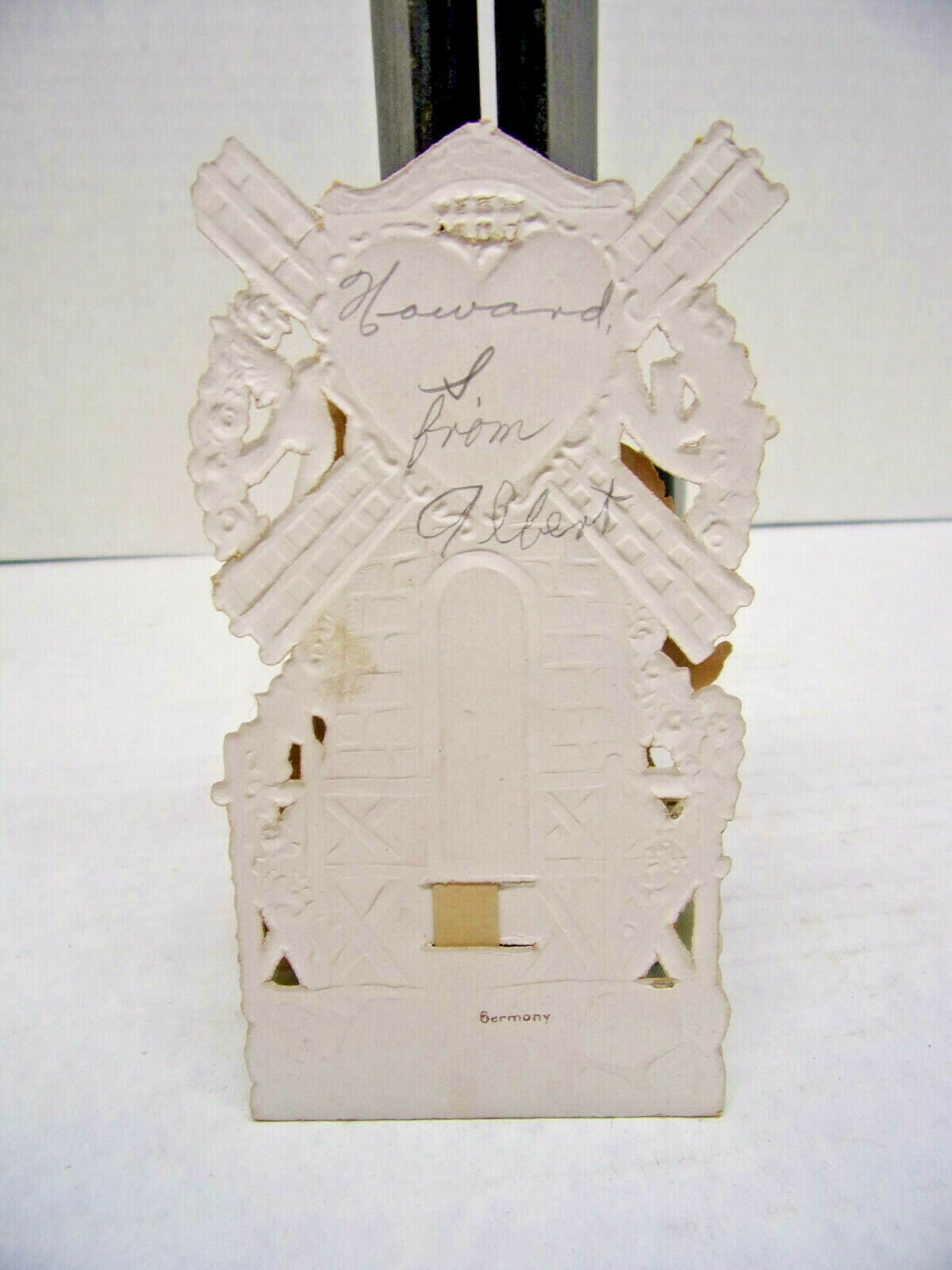 1900s Valentines Day Pull Down Card Signed O - Etsy Ireland