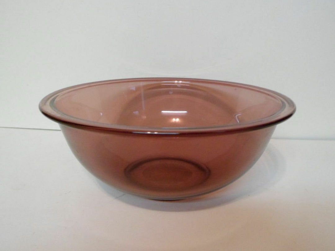 Pyrex Vision Cranberry 2.5 Liter Mixing Bowl - Etsy