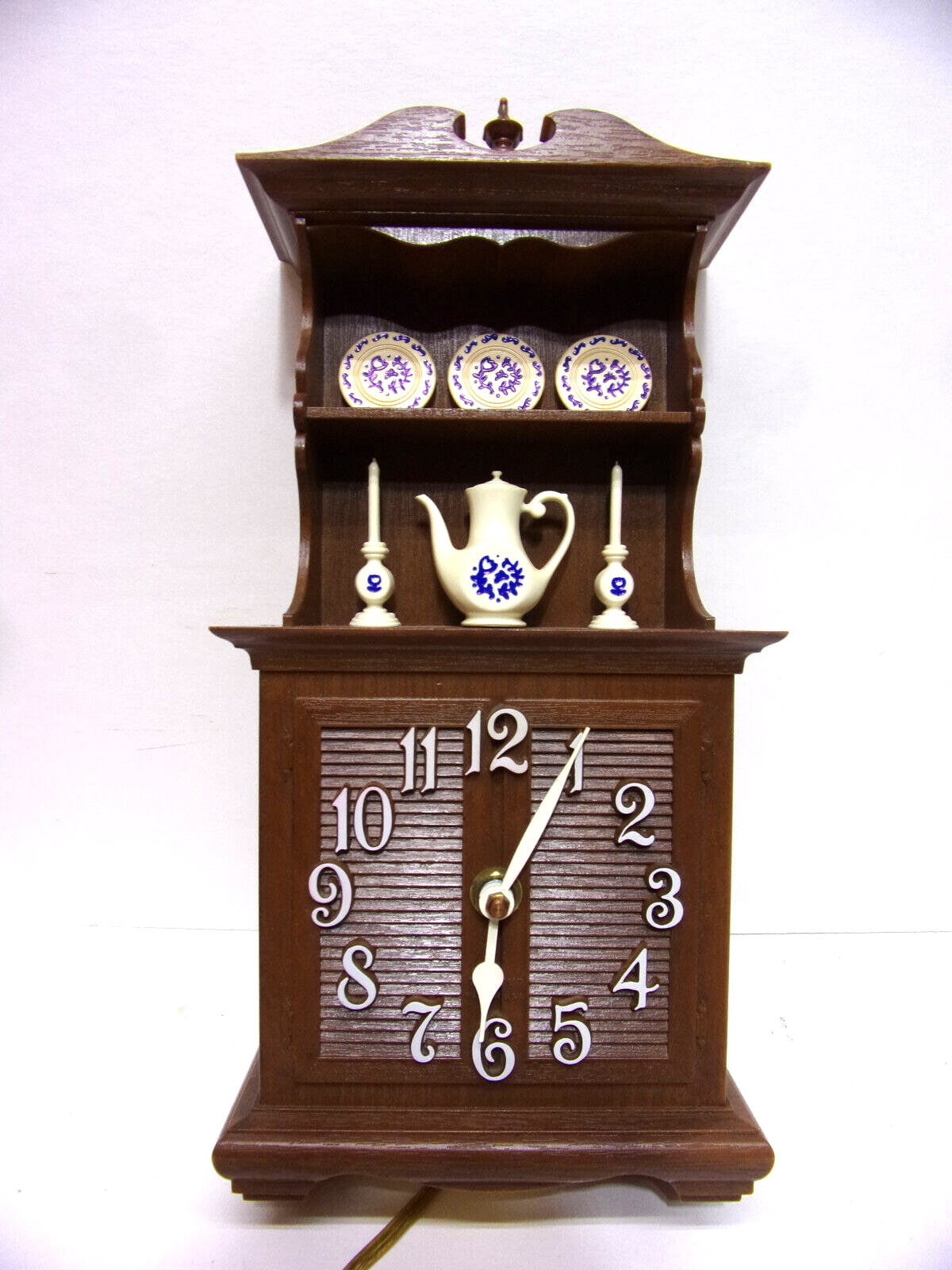 1950s Spartus China Hutch Electric Wall Clock - Etsy