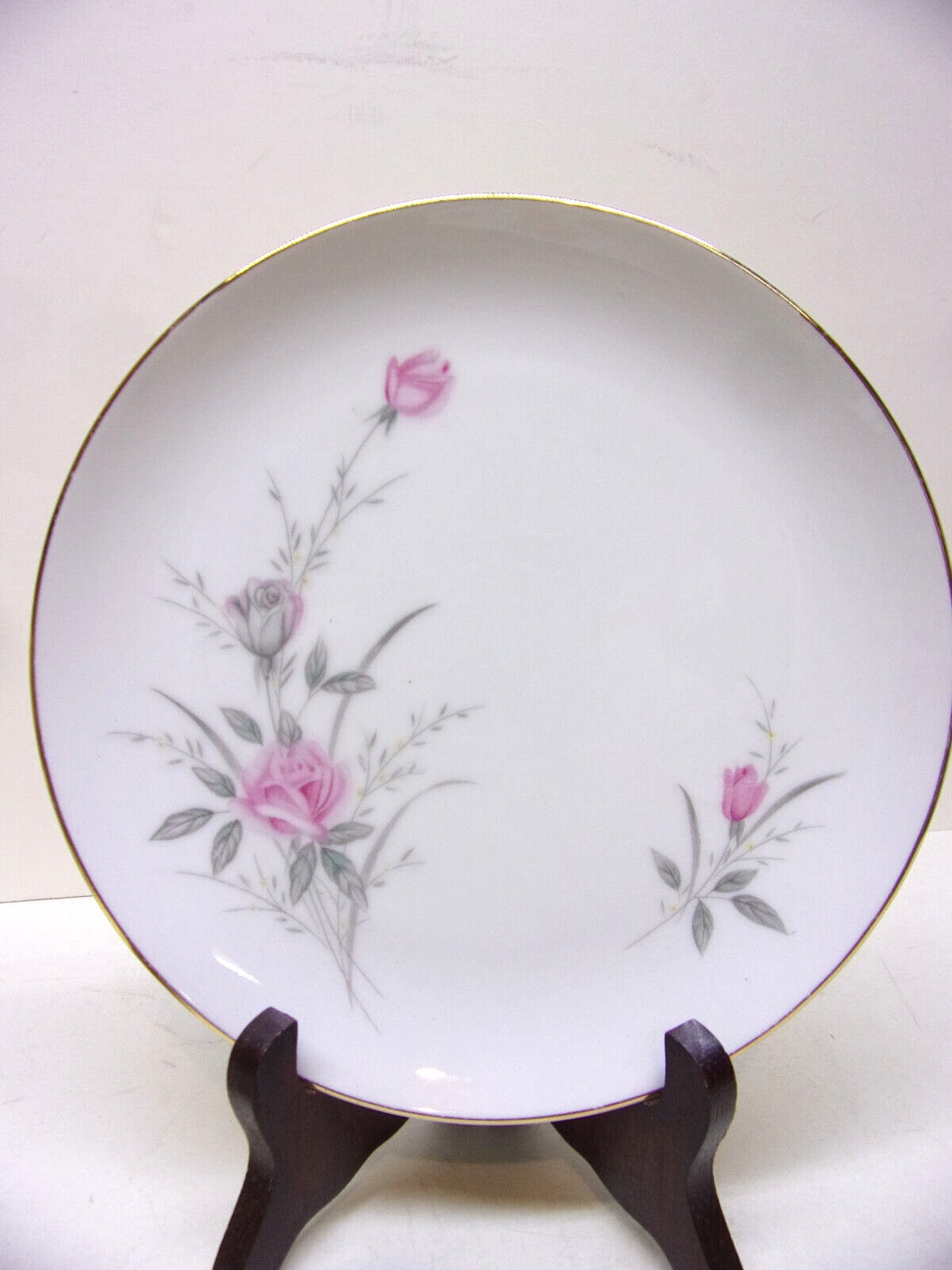 Fine China of Japan Golden Rose Pattern 10 1/4" Plate - Etsy