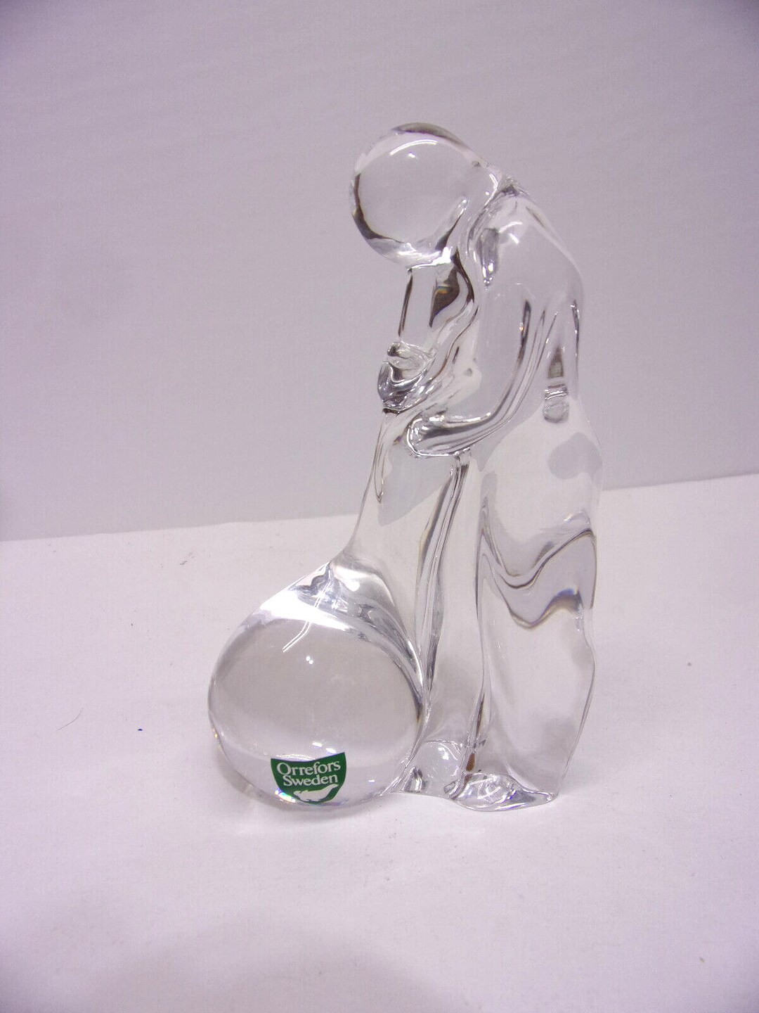 Orrefors Crystal Modernist Glass Blower Figure - Etsy