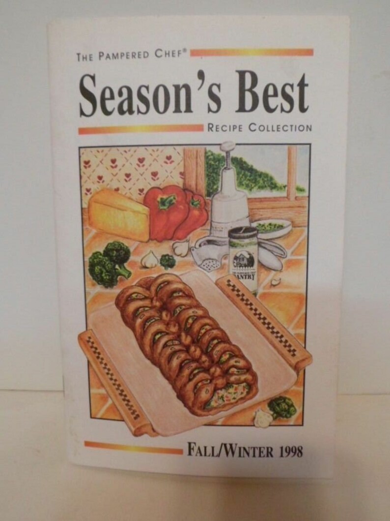 Lot of 36 Pampered Chef Seasons Best Cookbooks 1998 - 2006 See List - Etsy