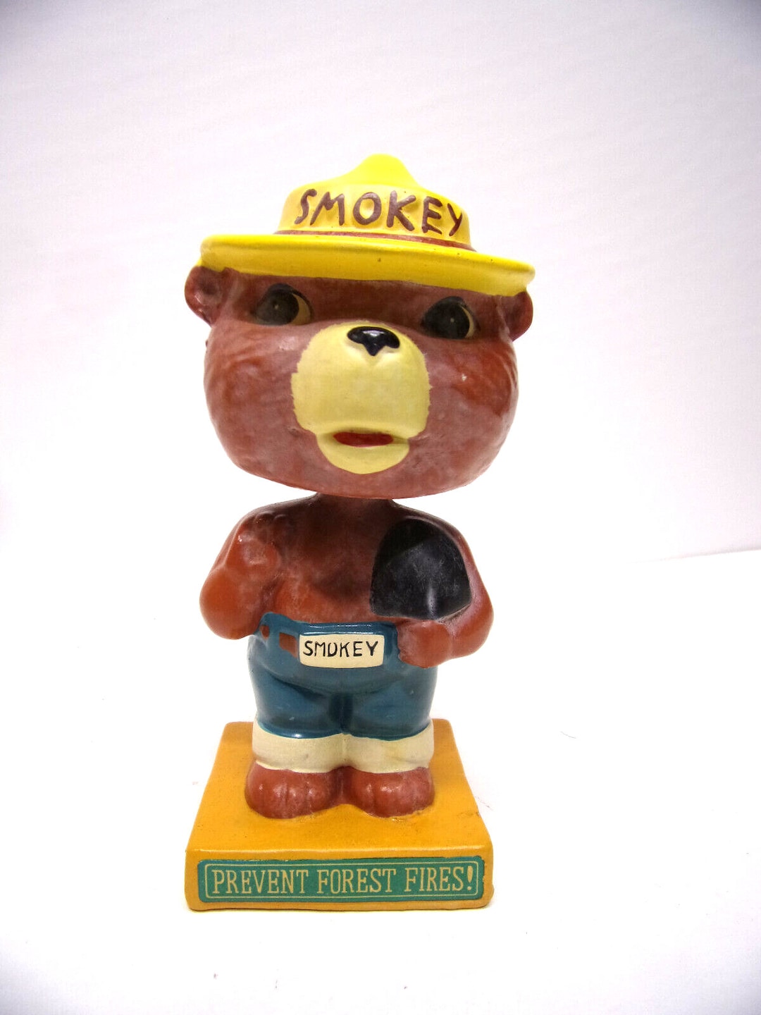 Rare 1960s Smokey the Bear Bobblehead - Etsy