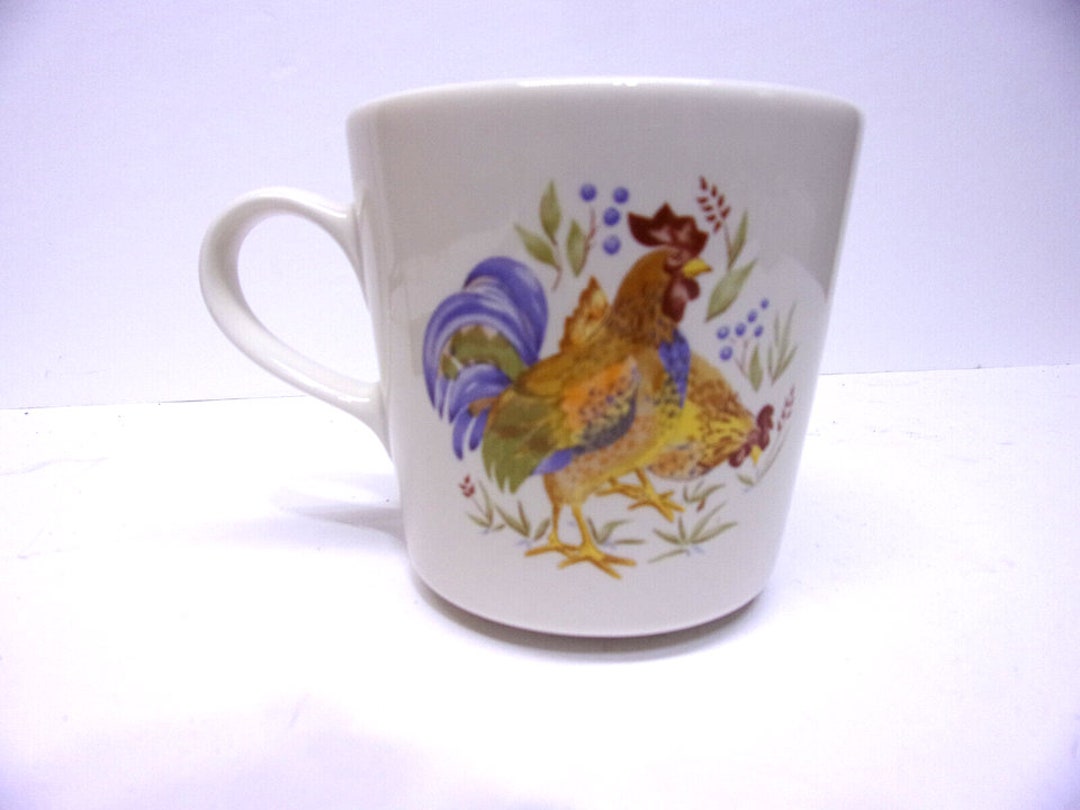 Set of 4 Corelle Country Morning Pattern 3" Cups - Etsy