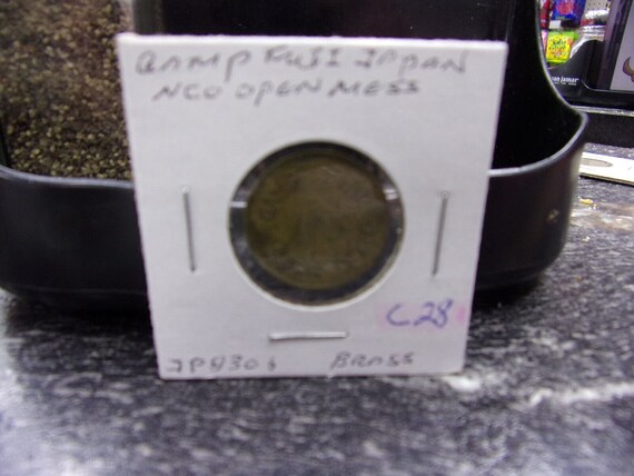 Camp Fuji NCO Open Mess Token | Etsy