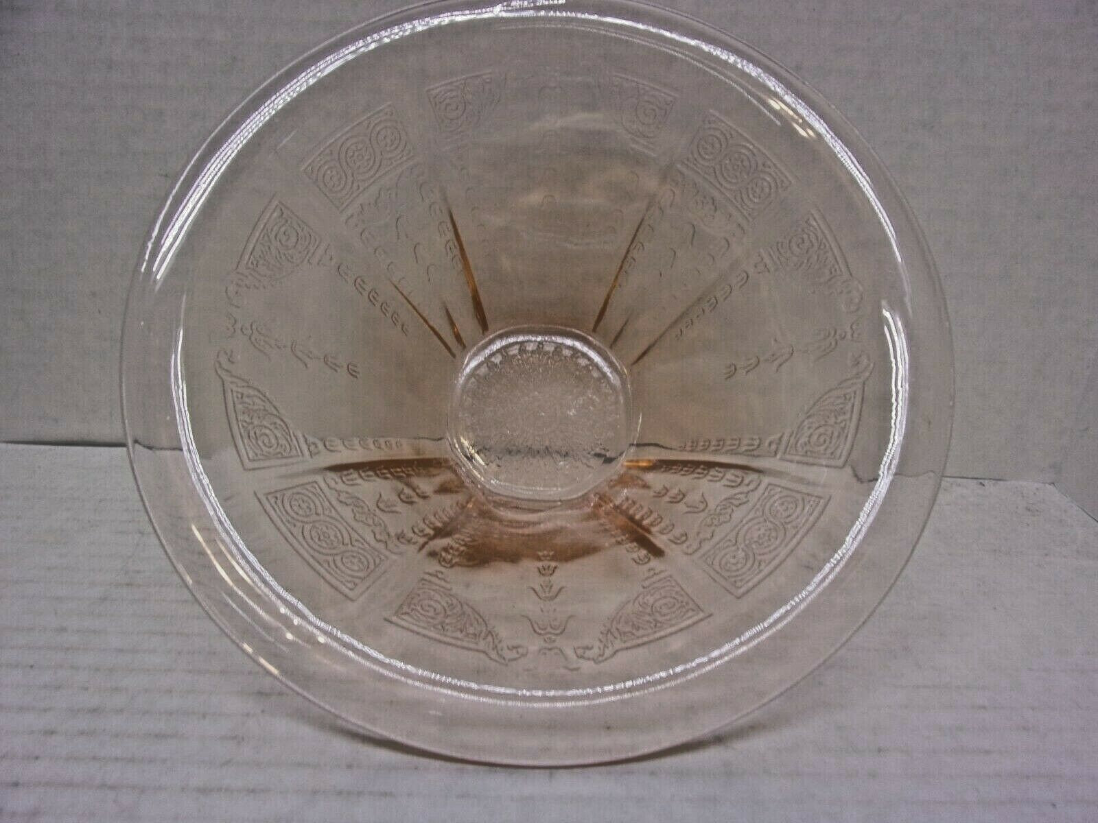 Princess Pattern Pink Depression Glass Hat Shaped Bowl Vintage - Etsy