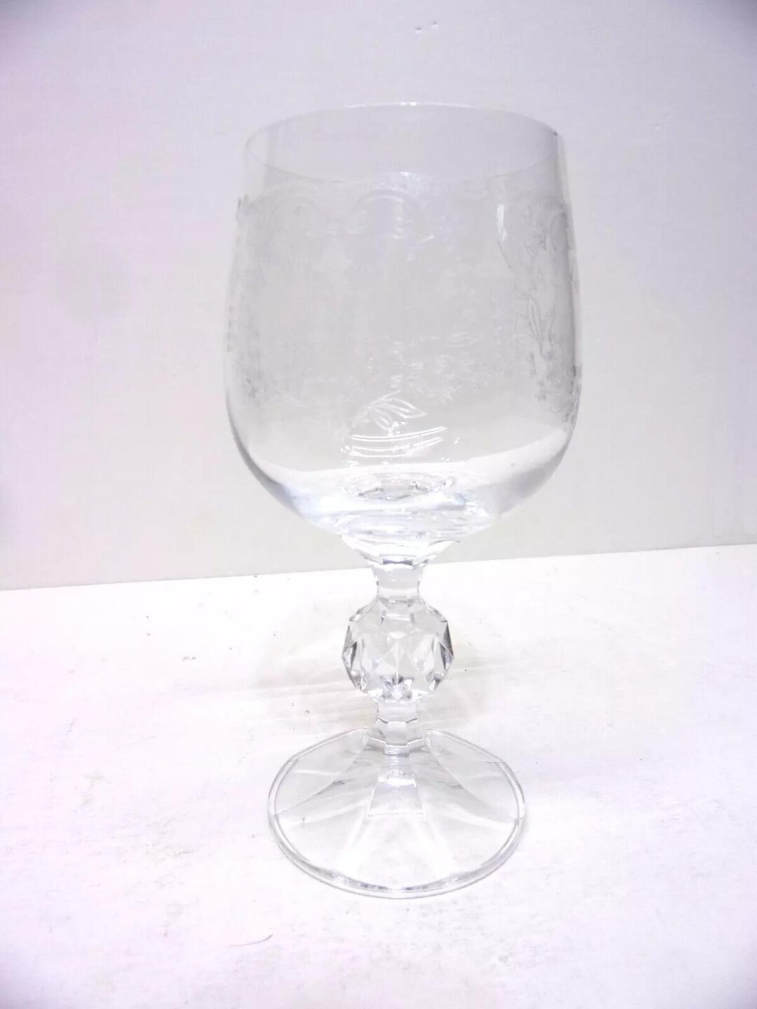Bohemia Crystal Crystallex Queens Lace Pattern 5 3/4" Goblet - Etsy