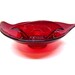 Mod Viking Ruby Red Glass Orb Form Divided Candy Dish - Etsy