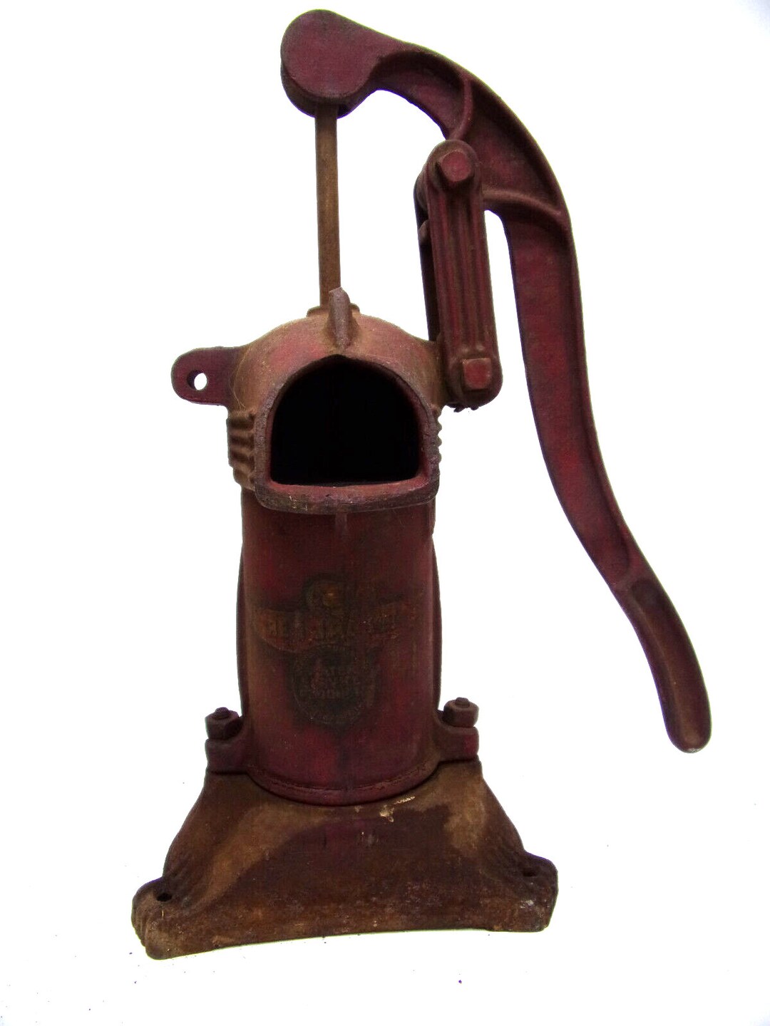 Cast Iron Red Jacket Gem Country Kitchen Well Pump - Etsy