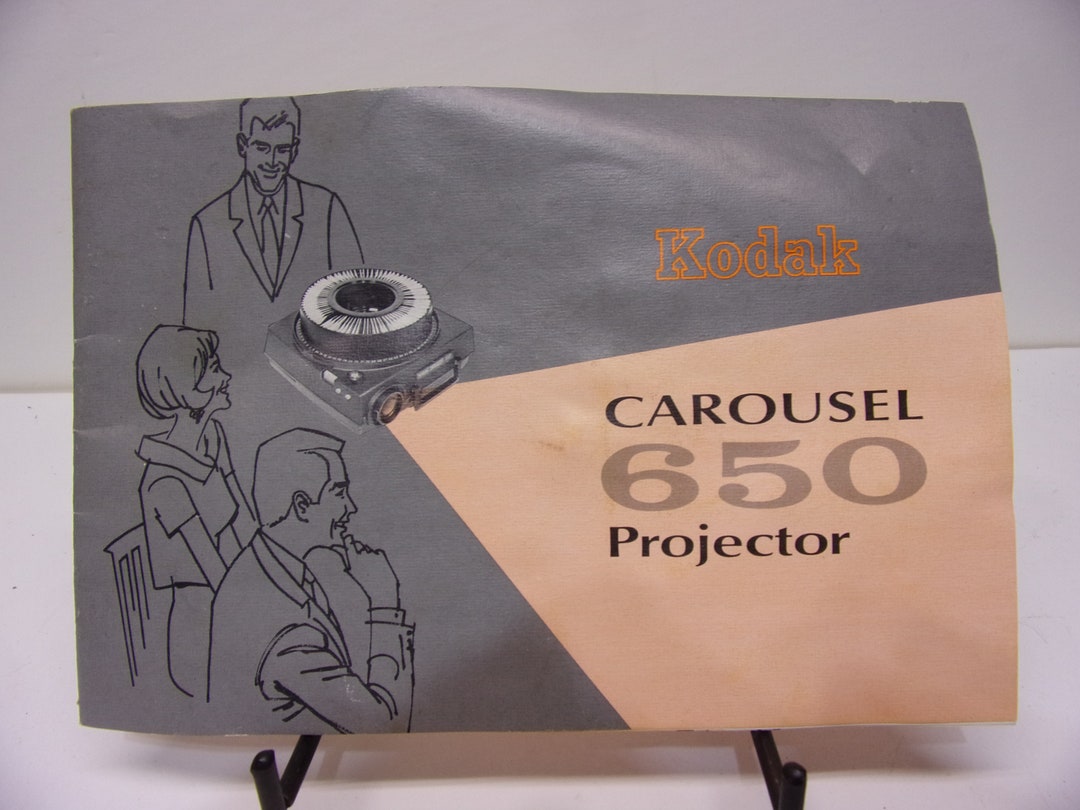 Kodak 650 Carousel Projector Instruction Manual - Etsy