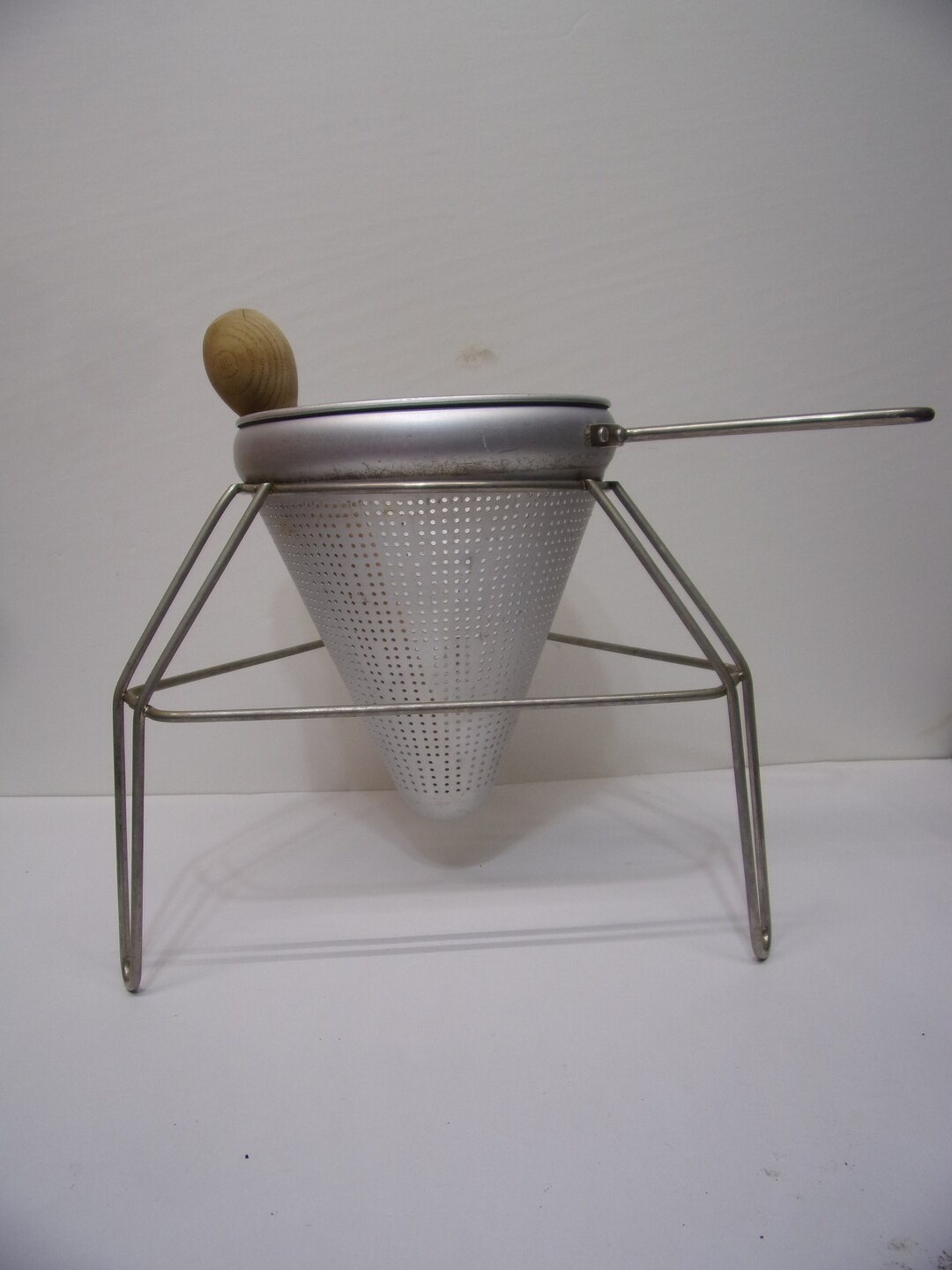 Vintage Colander With Wooden Pestle - Etsy