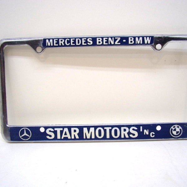 Mercedes Benz License Plate Frame - Etsy