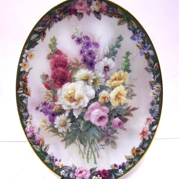 Lena Liu Floral Cameos Plates - Etsy