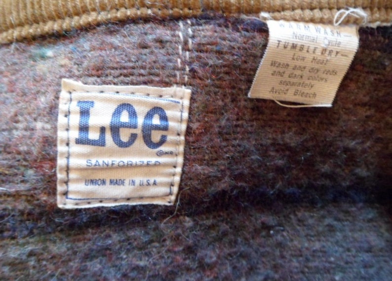 1950s Lee Union Made Blanket Lined Denim Jean Sanforized Chore | Etsy