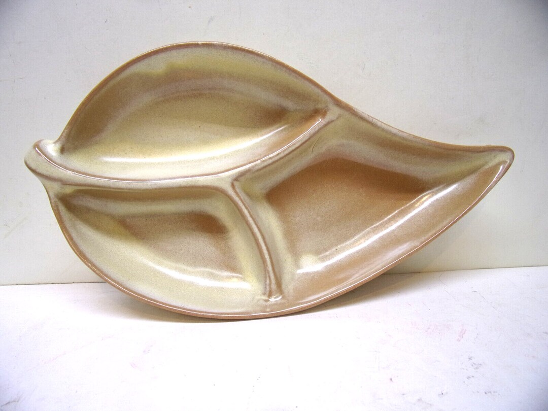 Frankoma Plainsman Gold Pattern Three Part Relish Tray - Etsy