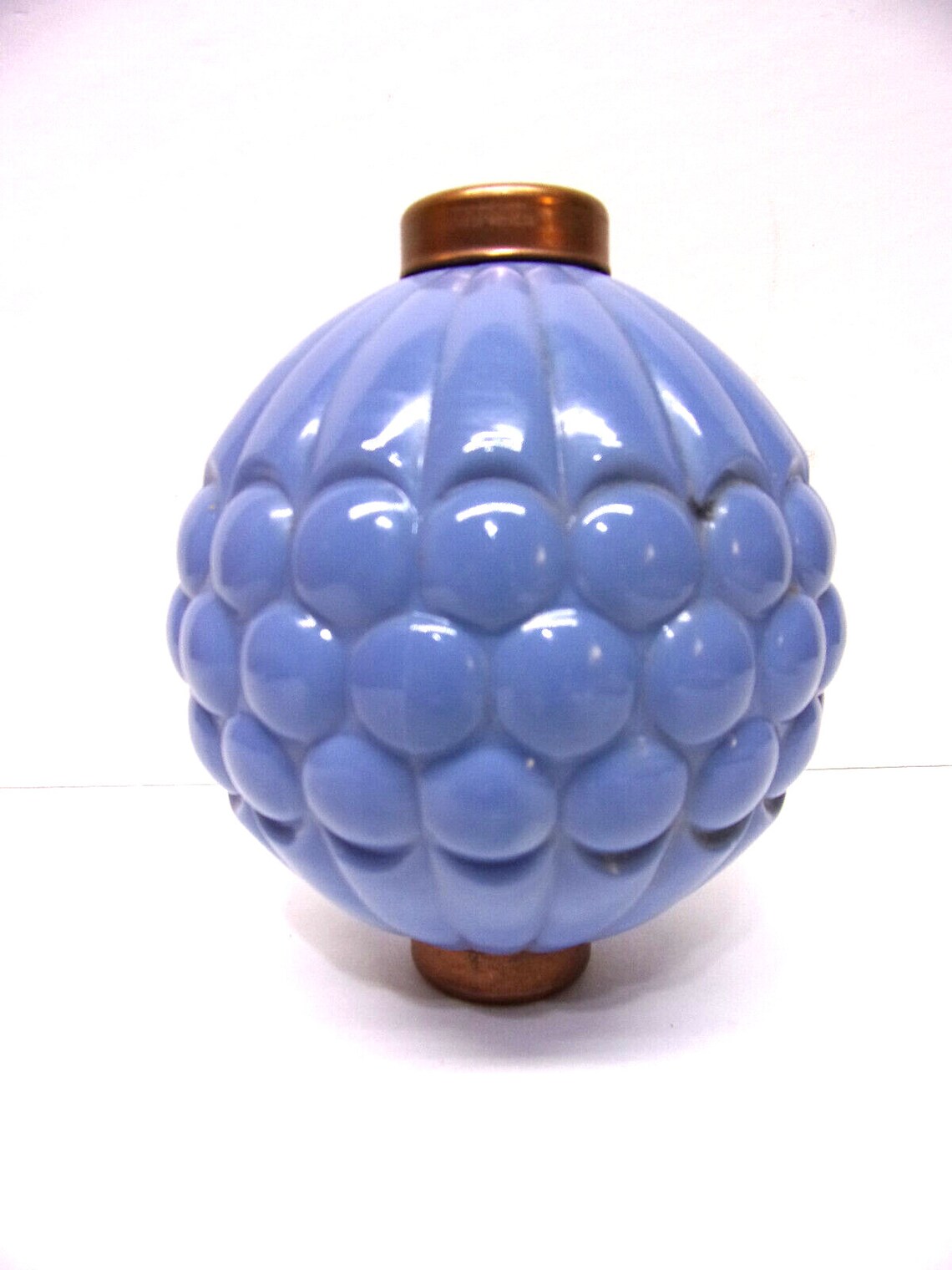 Antique Blue Bubble Glass Lightning Rod Ball - Etsy