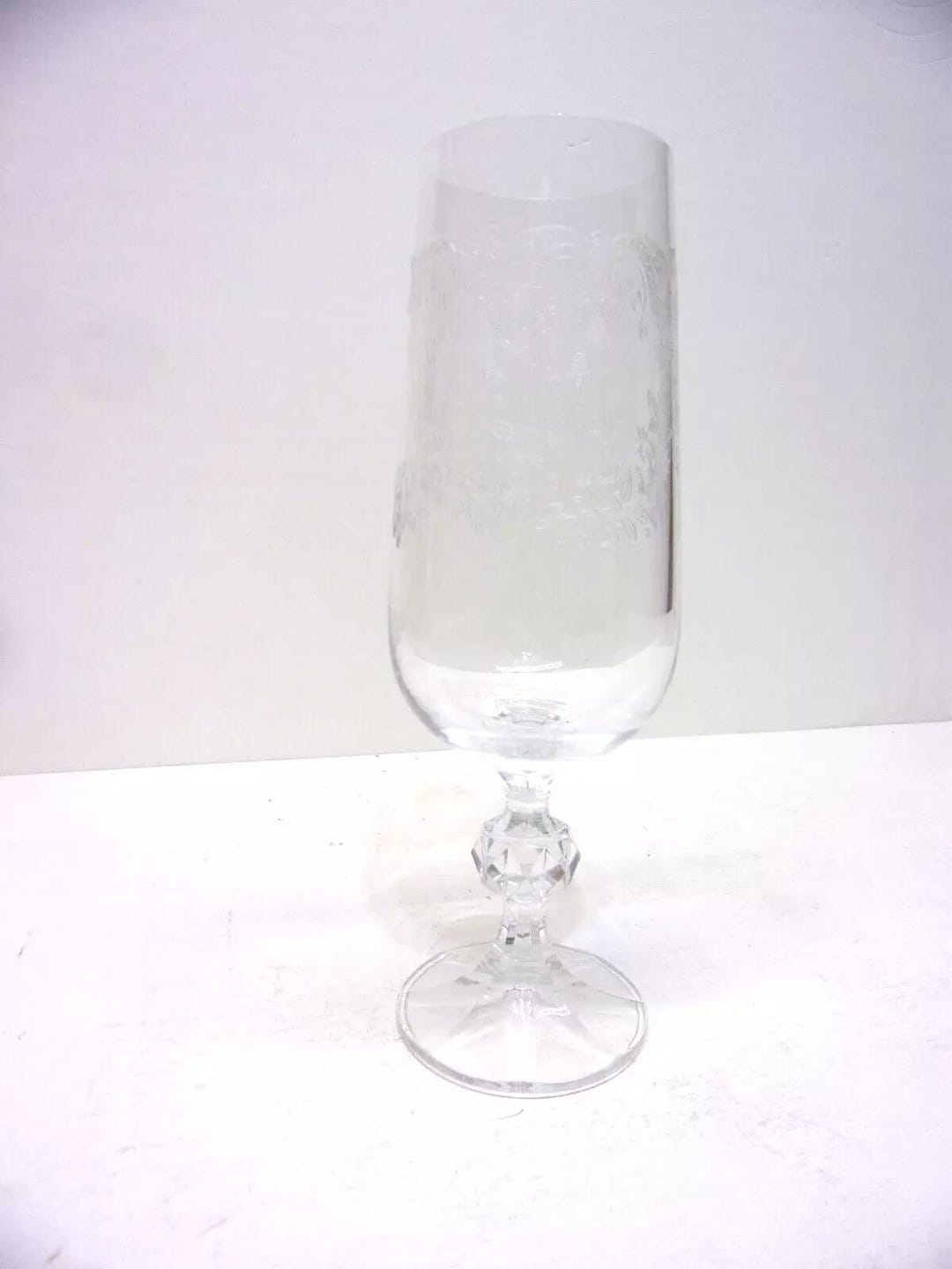 Bohemia Crystal Crystallex Queens Lace Pattern 6 5/8" Goblet - Etsy