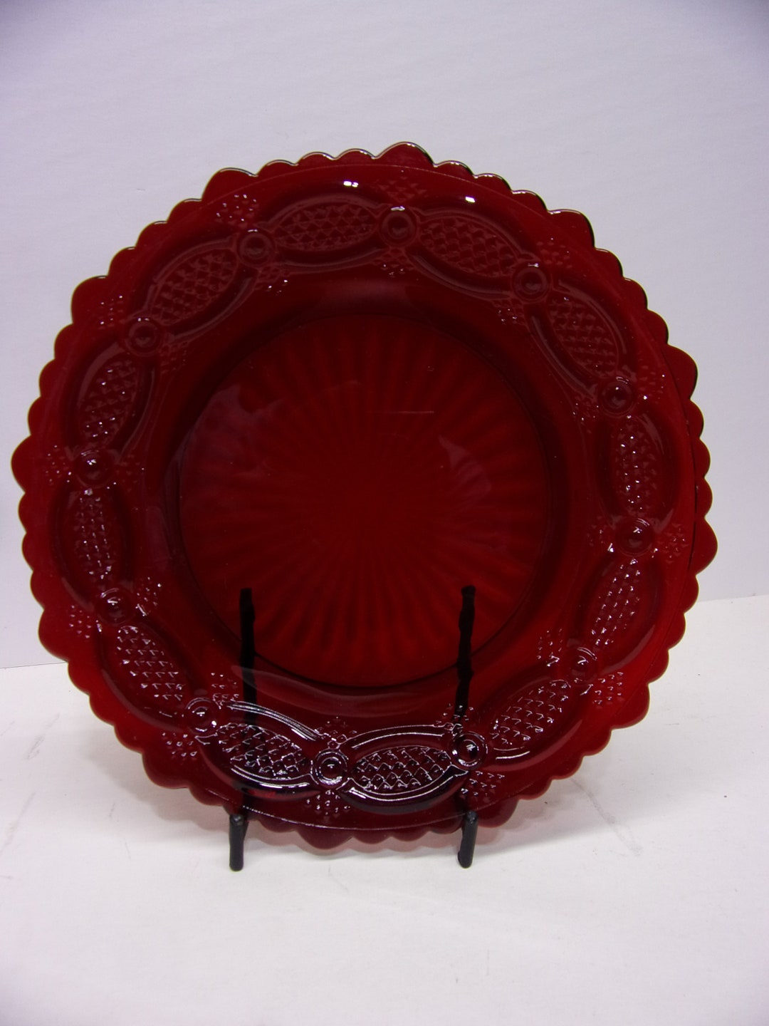 Avon Ruby Cape Cod Pattern 7 1/2" Plate - Etsy
